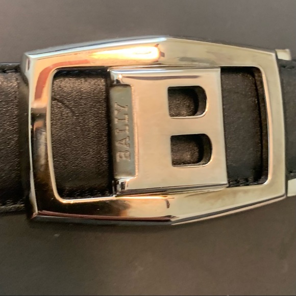 Bally | Accessories | Bally Mirror B Buckle Reversible Belt | Poshmark